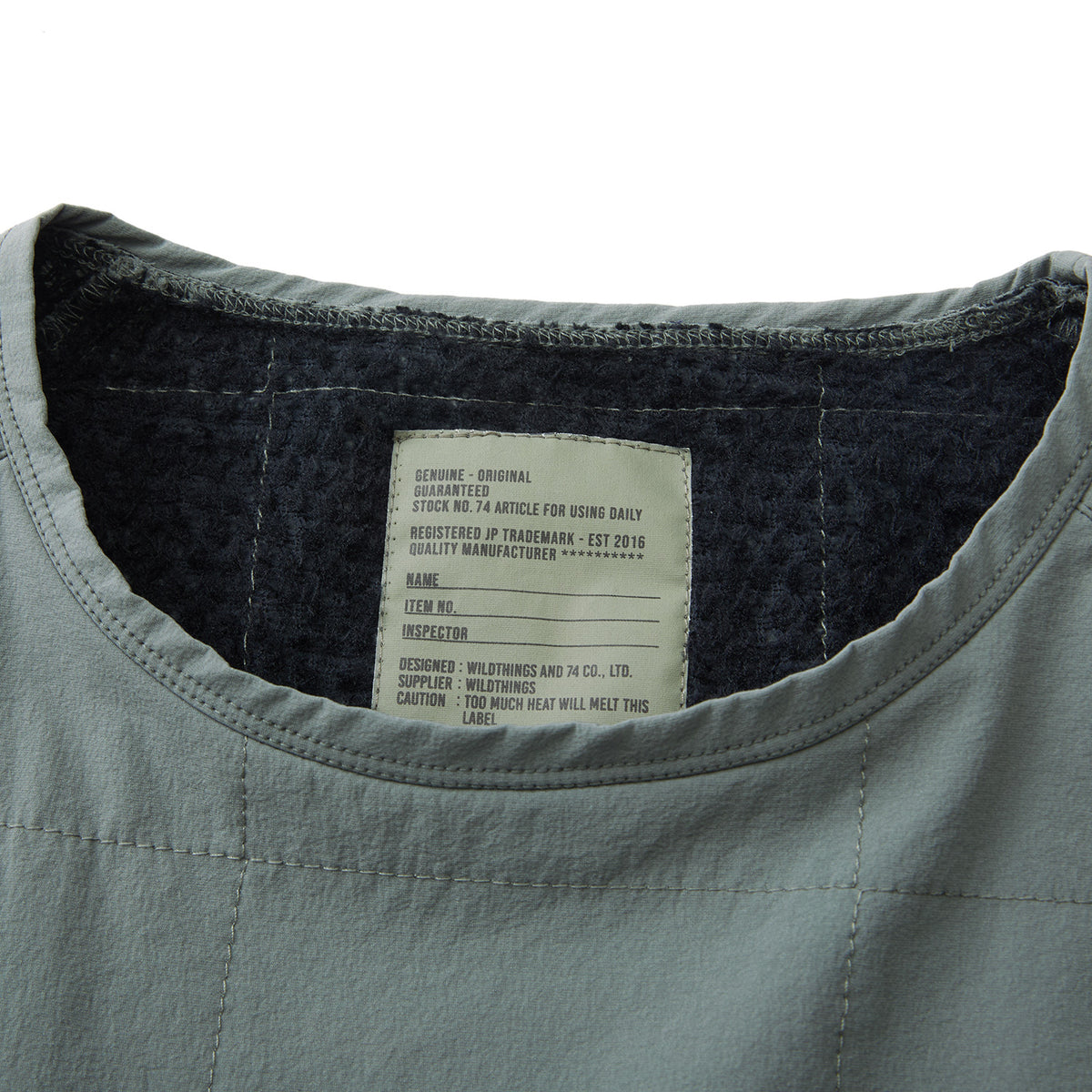 WILD THINGS | POLIQUANT THE ECWCS DEFORMED QUILTING L/S PULLOVER ...