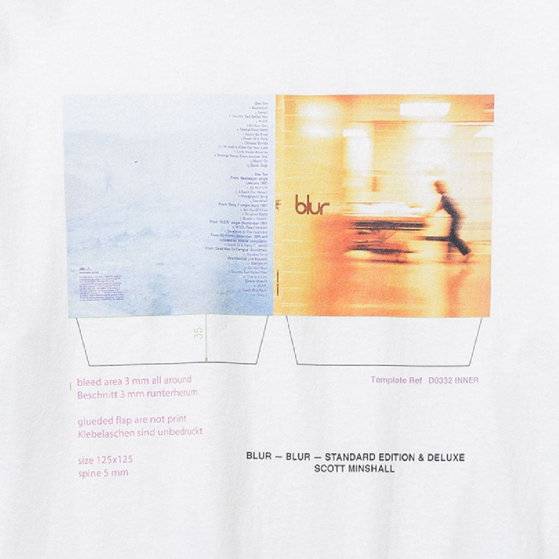 ”blur"Tee – Roots Bonds ONLINE STORE