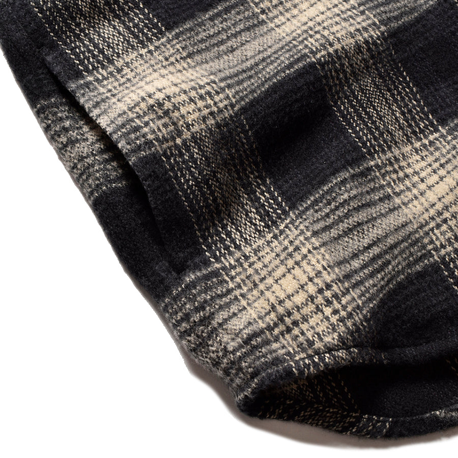 Distortion Ombre Check Flannel Over SH – Roots Bonds ONLINE STORE