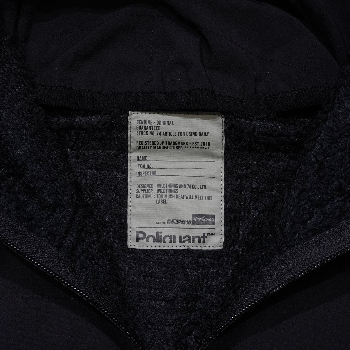 WILDTHINGS | POLIQUANT THE ECWCS DEFORMED QUILTING HOODED JACKET ...