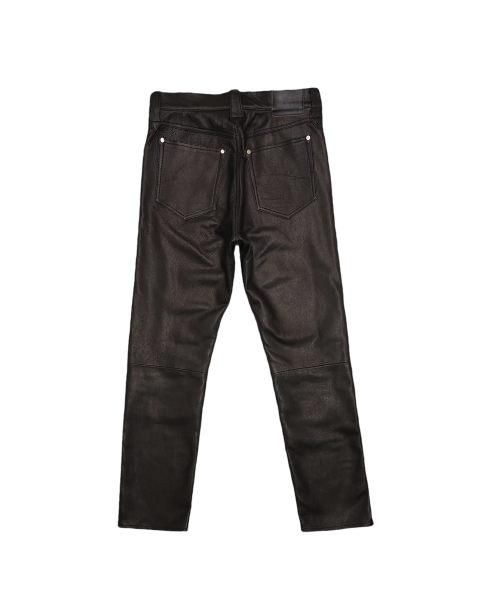 5 POCKET TARPERED PANTS -GOAT SKIN- – Roots Bonds ONLINE STORE